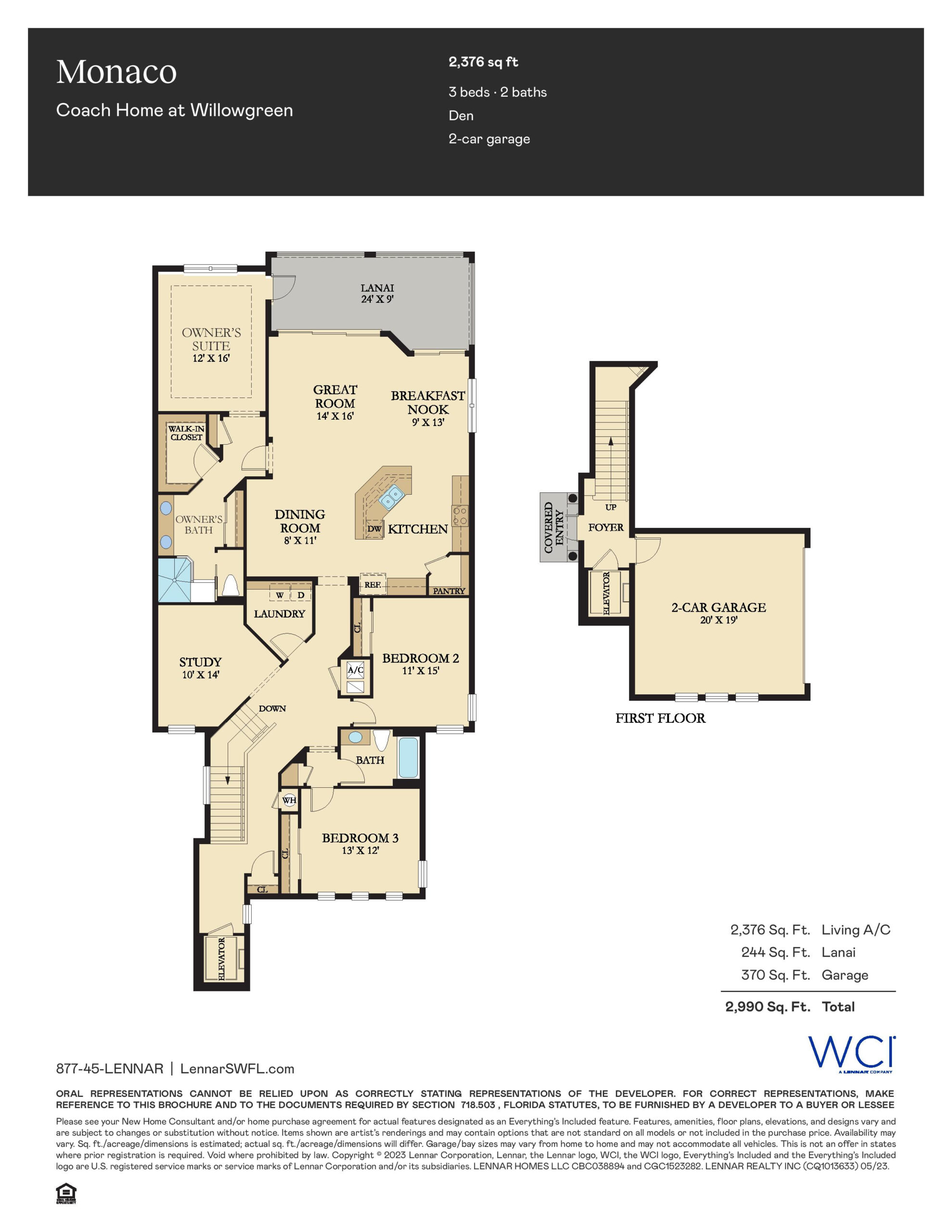 Monaco (2nd floor) - Babcock Ranch New Homes